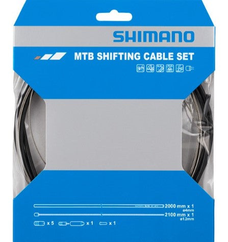 Shimano MTB Shift Cable Set Rear Only With 1 Stainless Steel Inner Wir ...
